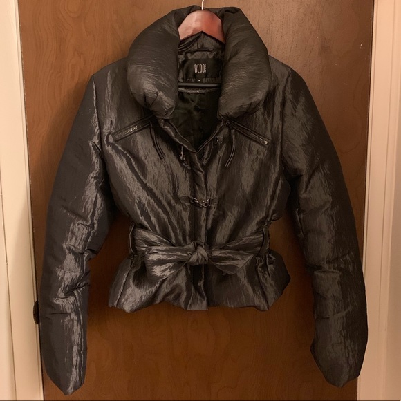 Vintage | Jackets & Coats | Vintage Black Metallic Jacket | Poshmark